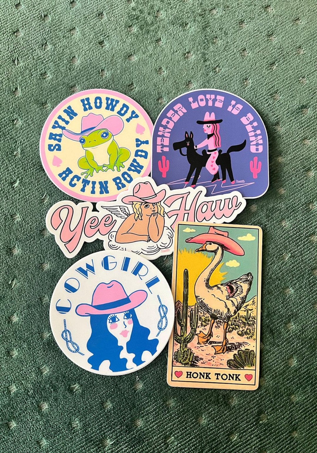 Cowgirl Sticker Pack, Cowgirl Stickers, Yallternative Sticker, Western ...