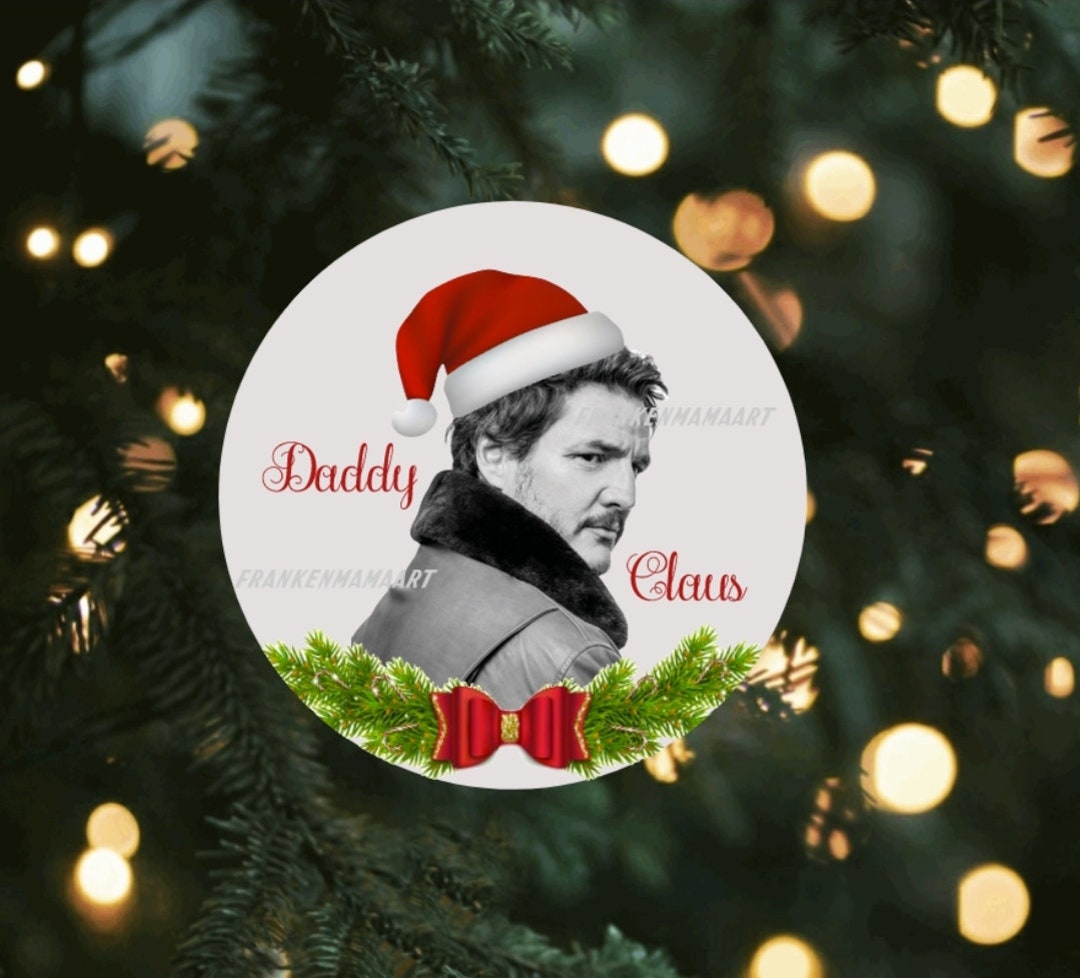 Pedro Pascal Daddy Clause Christmas Tree Ornament - Etsy