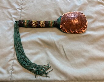 Snapping Turtle Shell Peyote Stick - Handcrafted Peyote Sticks ...