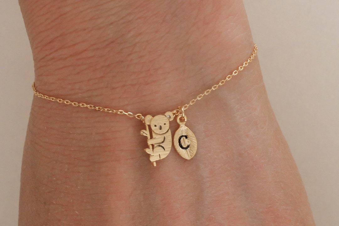 Koala Bracelet. Koala Jewelry. Custom Bracelet. Personalized Jewelry ...