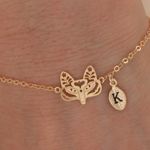 Fox Bracelet. Fox Jewelry. Custom Bracelet. Personalized - Etsy