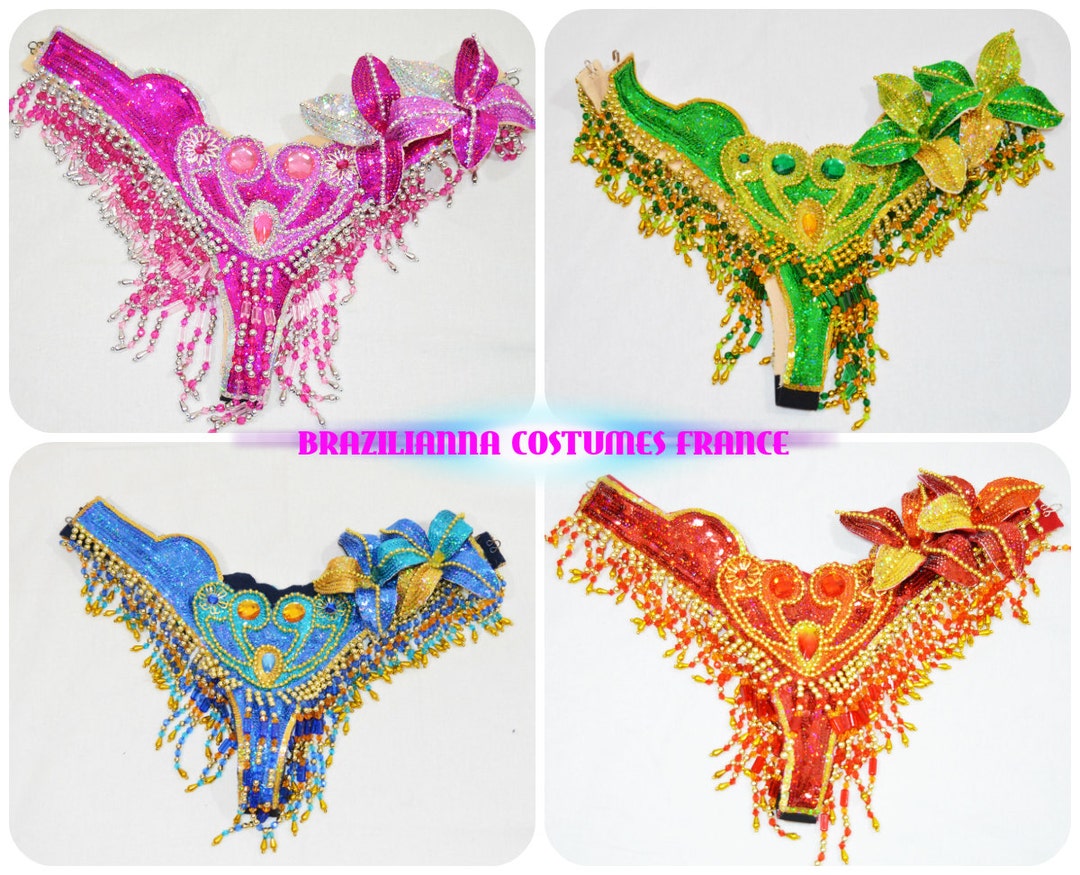 String brésilien samba/danse du ventre/carnaval de Rio costume bikini ...