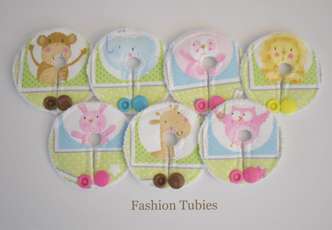 G-tube J-tube Mic-key Button Feeding Tube Pads BABY ANIMAL ZOO - Etsy