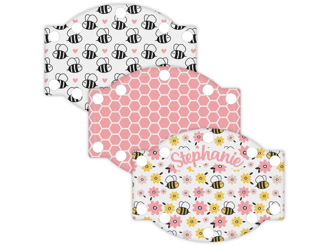 Bees Feeding Tube Port Cover | Connector Cover | PICC Line Port Cover ...