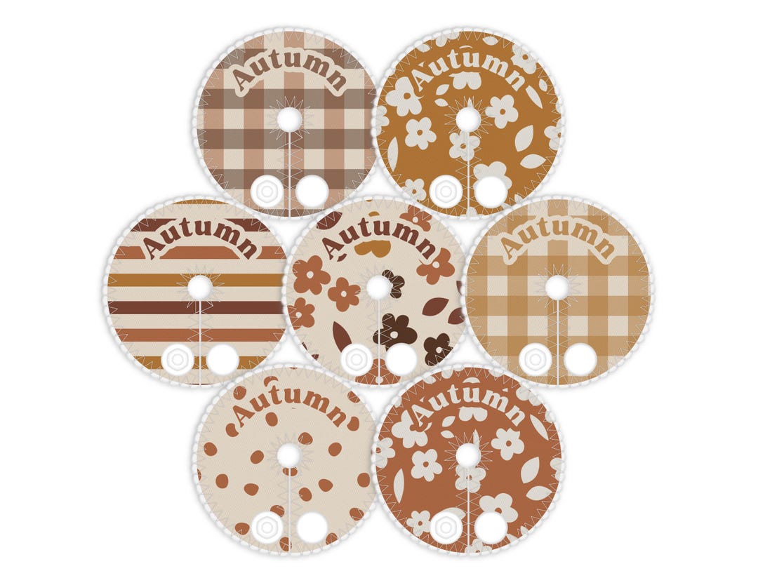 Autumn Feeding Tube Pads | AMT Button Pads | Mic-key Button Pads - Etsy