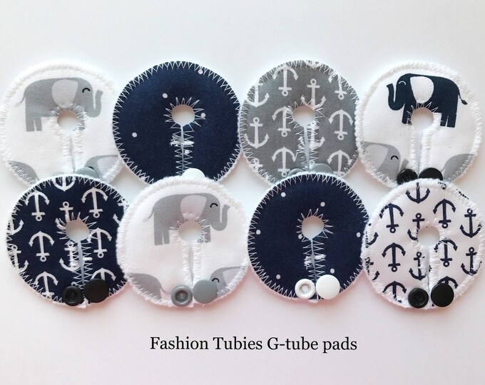 Set of 8 G Tube Pads / Gtube Pads / G-tube Pads / Gtube Covers ...