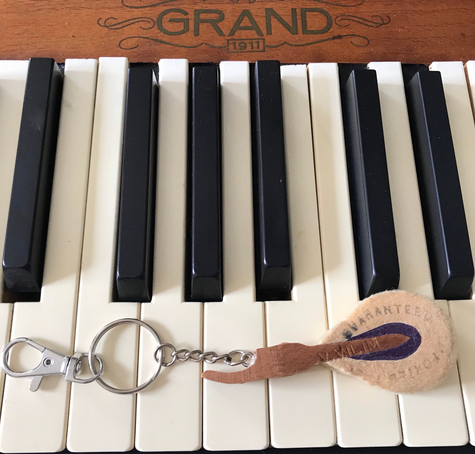 Handmade Piano Hammer Key Chain Reusing Antique & Vintage - Etsy