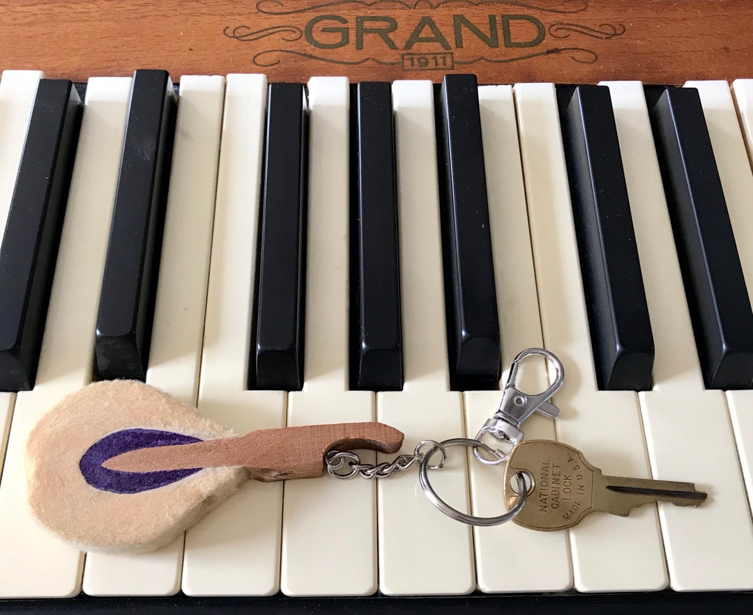 Handmade Piano Hammer Key Chain Reusing Antique & Vintage Piano Hammers ...