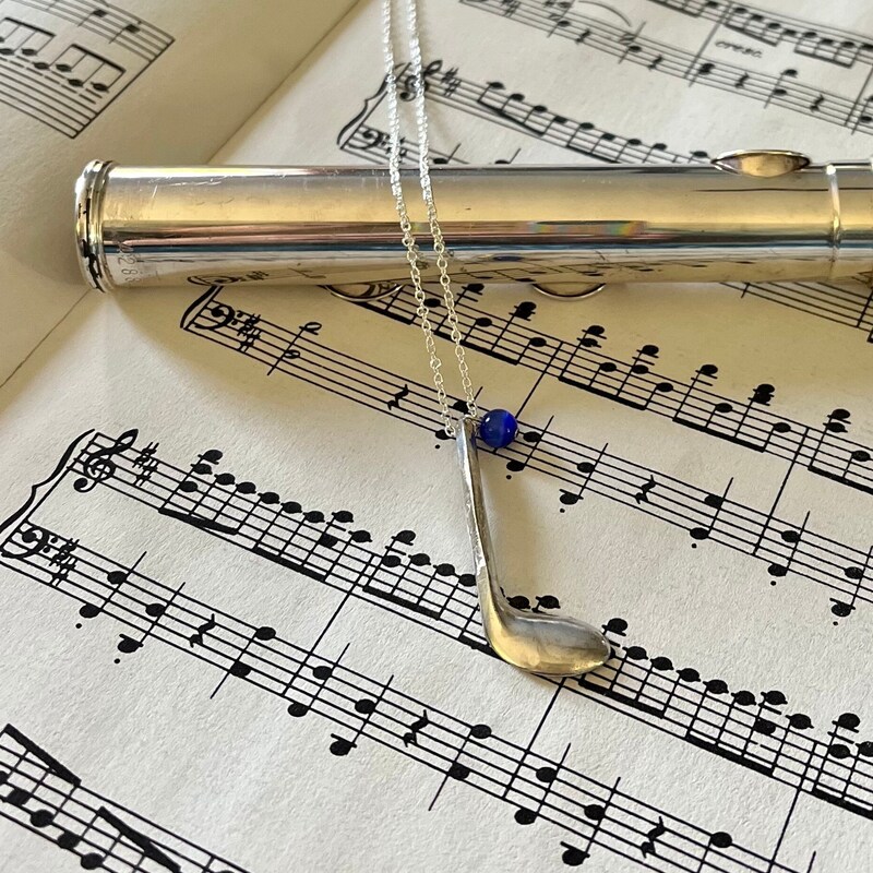 Flute Key Necklace - Etsy