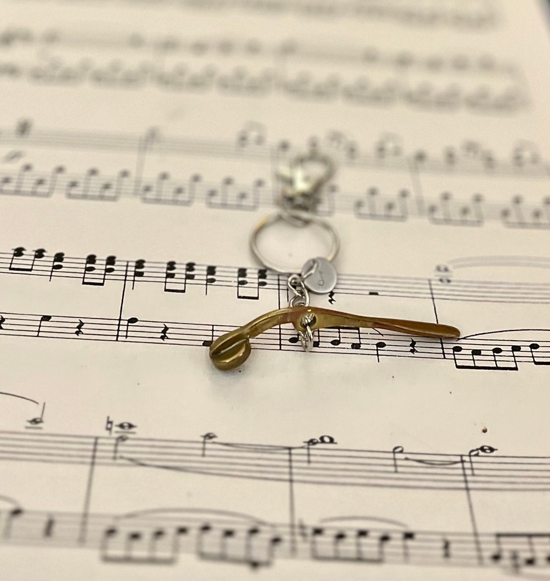 Trombone Slide Valve Keychain, Upcycled Trombone Gift, Band Teacher ...
