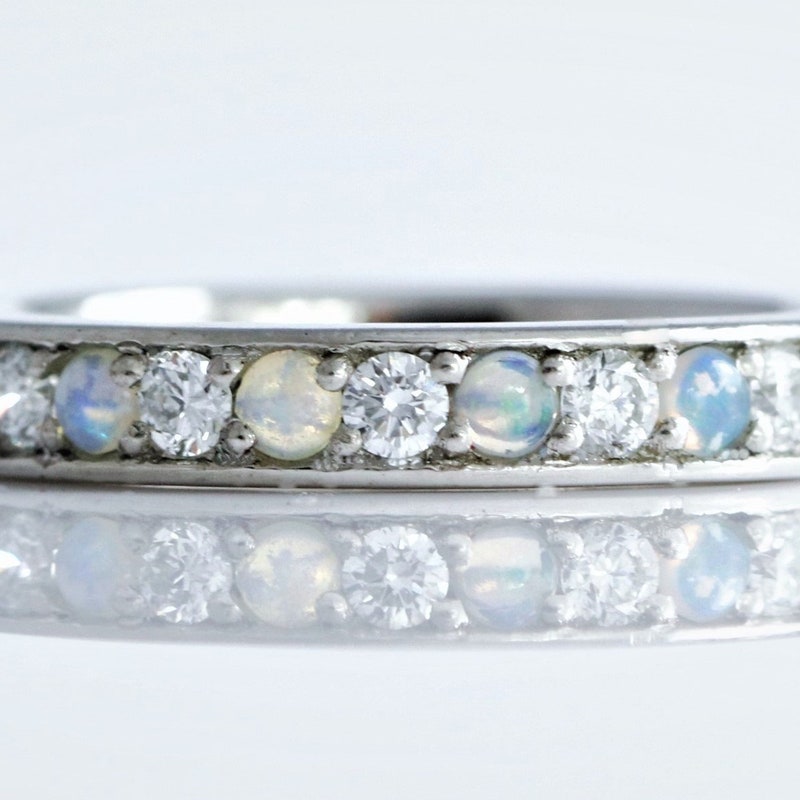 Opal Diamond Ring - Etsy