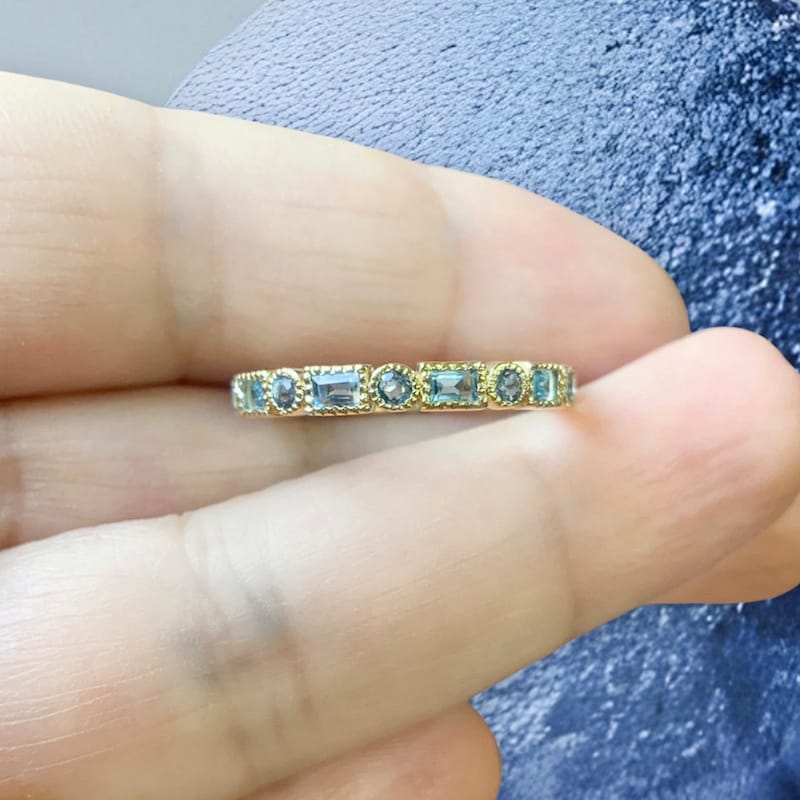 Dot Dash Ring - Etsy