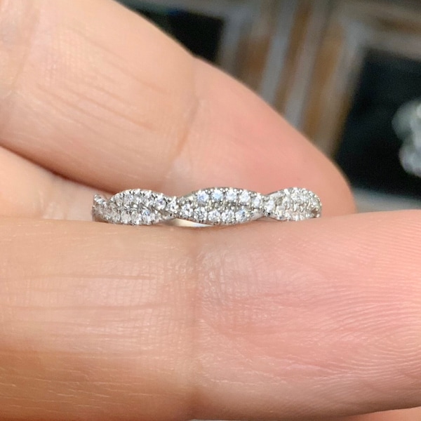 Twisted Wedding Band - Etsy