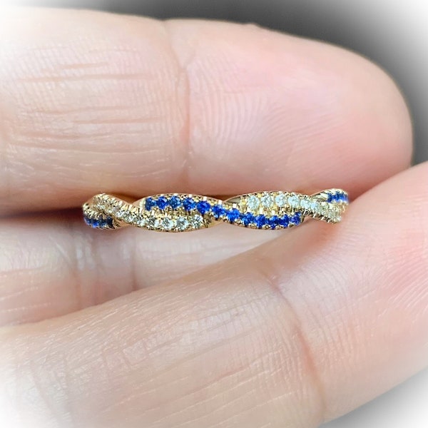 Diamond Wave Ring - Etsy