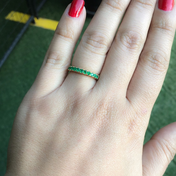Emerald infinity band store