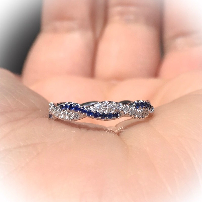 Diamond Wave Ring - Etsy