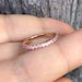 Pink Sapphire Infinity Ring/ Pave Sapphire Full Eternity Wedding Band ...