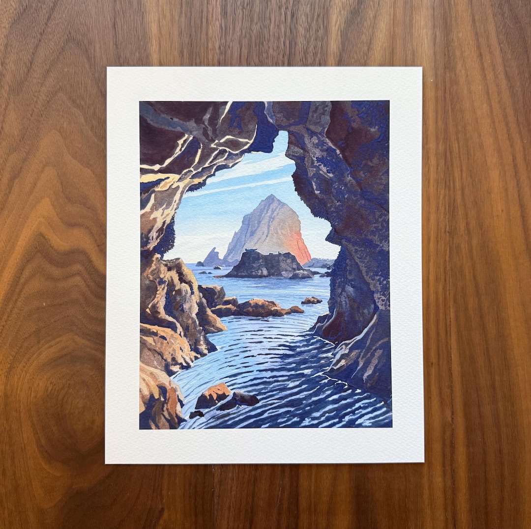 The King Tide and the Seal Queen Print - Etsy
