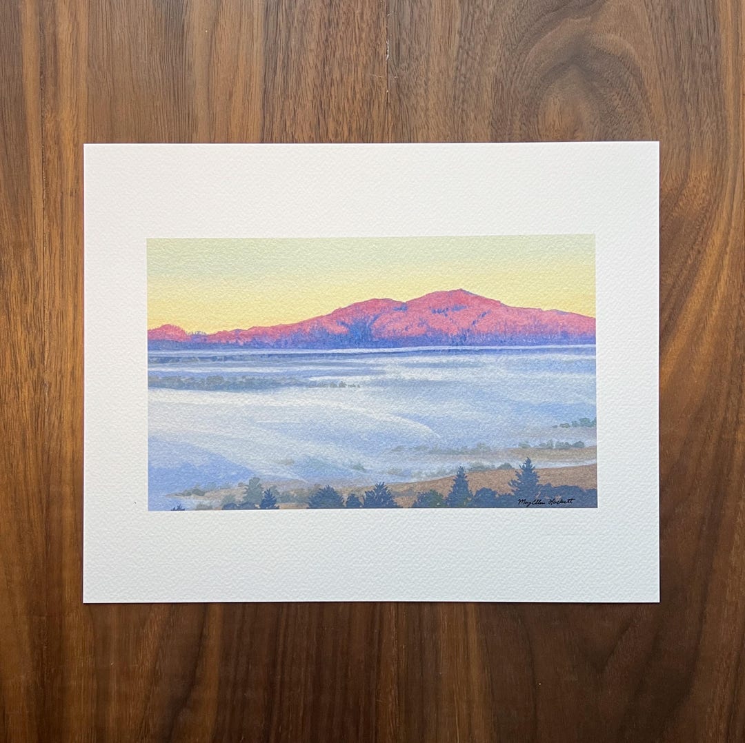 Olema Valley Morning Archival Print - Etsy