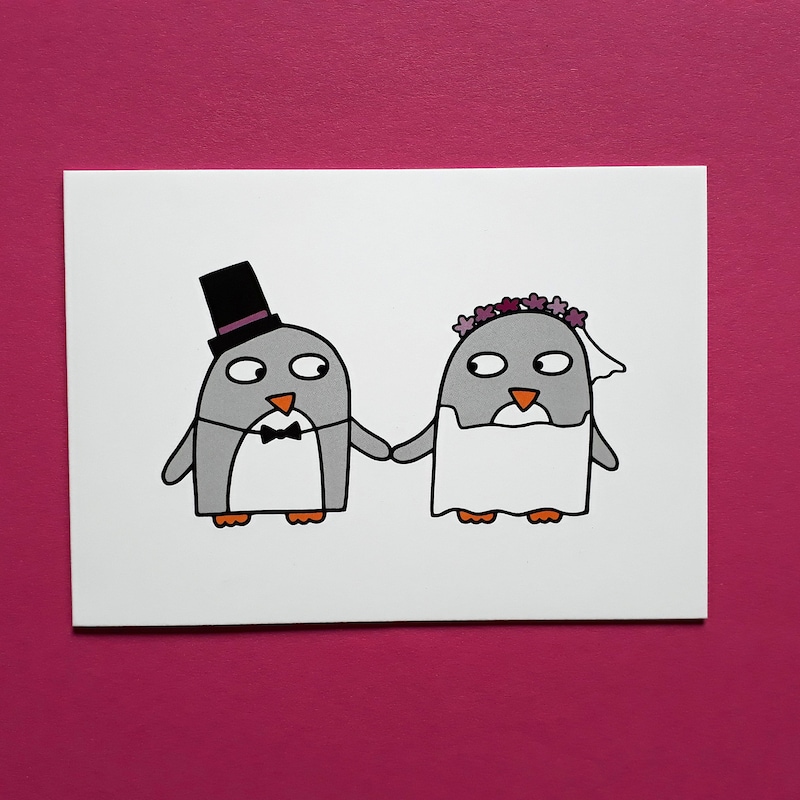 Penguin Wedding - Etsy