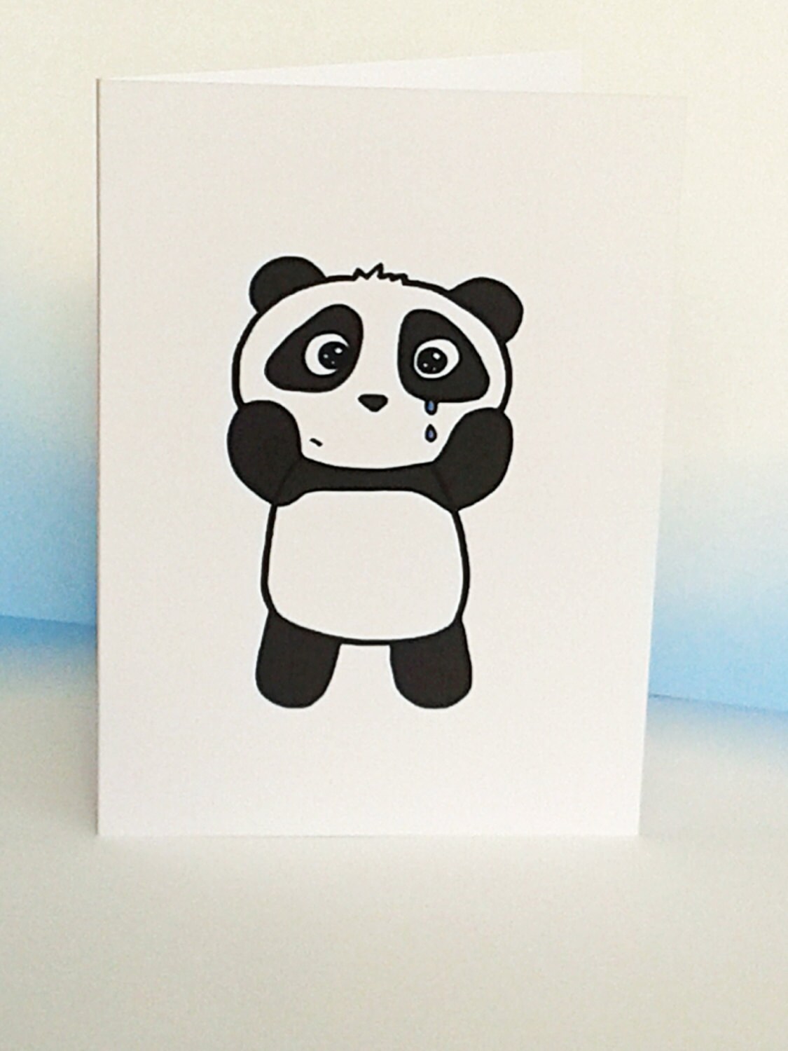 Sorry Card - Cute Panda Card - Miss You - I'm Sorry - Sorry You're ...