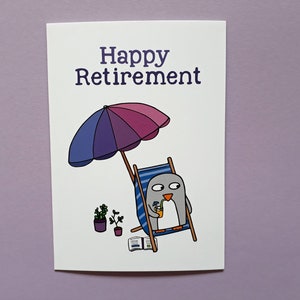 Happy Retirement Card - Penguin Retirement Card - Congratulations on ...