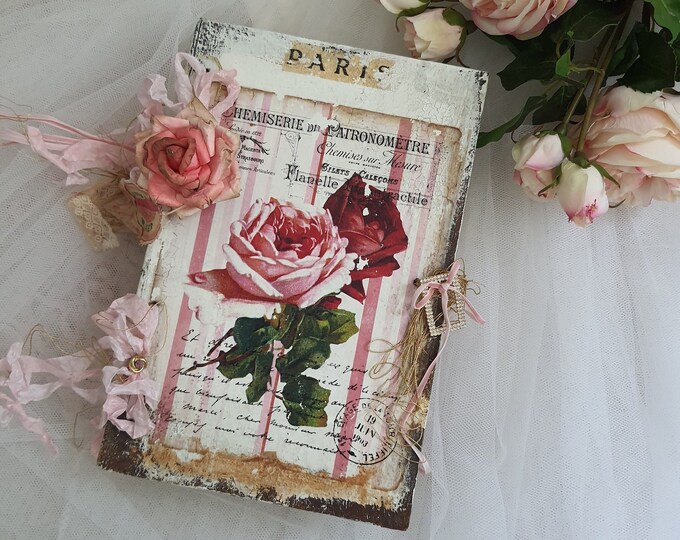 Decorative Book Shaped Trinket Storage Box Keepsake Box French - Etsy