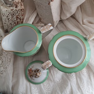 Vintage Noritake China Floral Pattern Creamer and Sugar Bowl With Lid ...