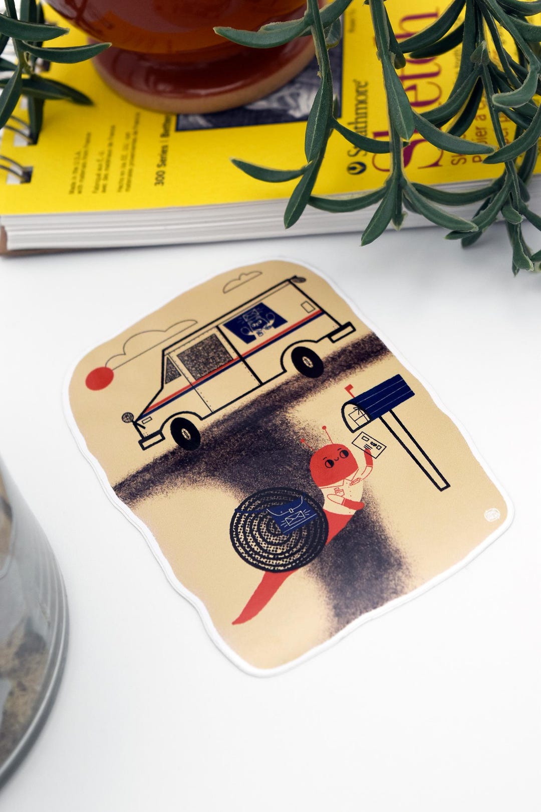 Snail Mail Glossy Vinyl Sticker - Etsy