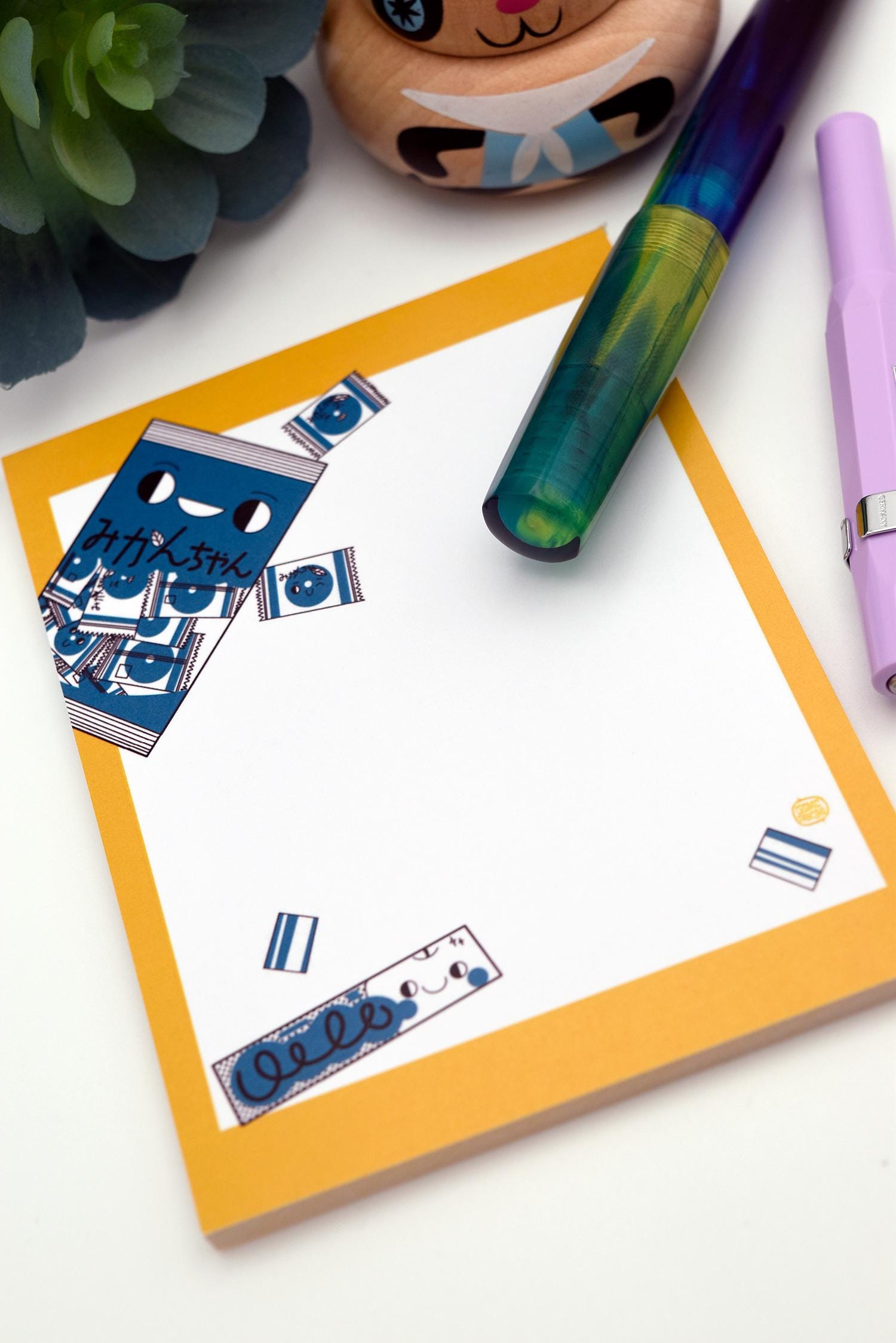 Japanese Snacks Cute Kawaii Notepad - Etsy