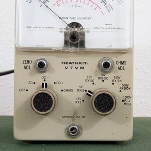 Antique Vintage Heath Kit IM-10 Vacuum Tube Volt Meter Untested Intact ...