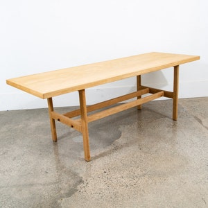 Mid Century Danish Modern Coffee Table Borge Mogensen Soborg Mobler ...