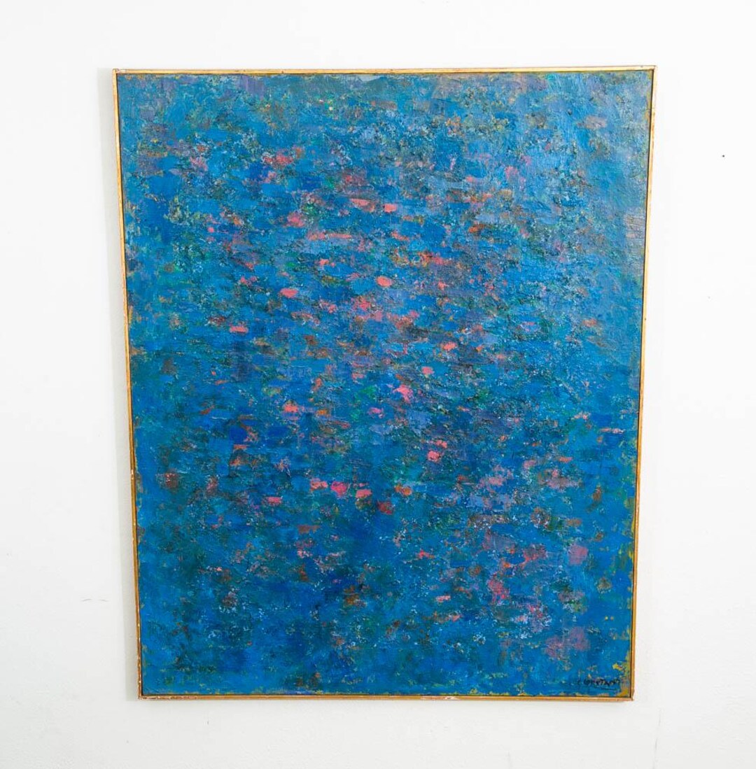Mid Century Oil Painting George Constant Art Abstract Expressionism ...