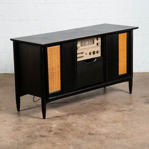 Mid Century Modern Stereo Console Record Player Ampex Radio - Etsy