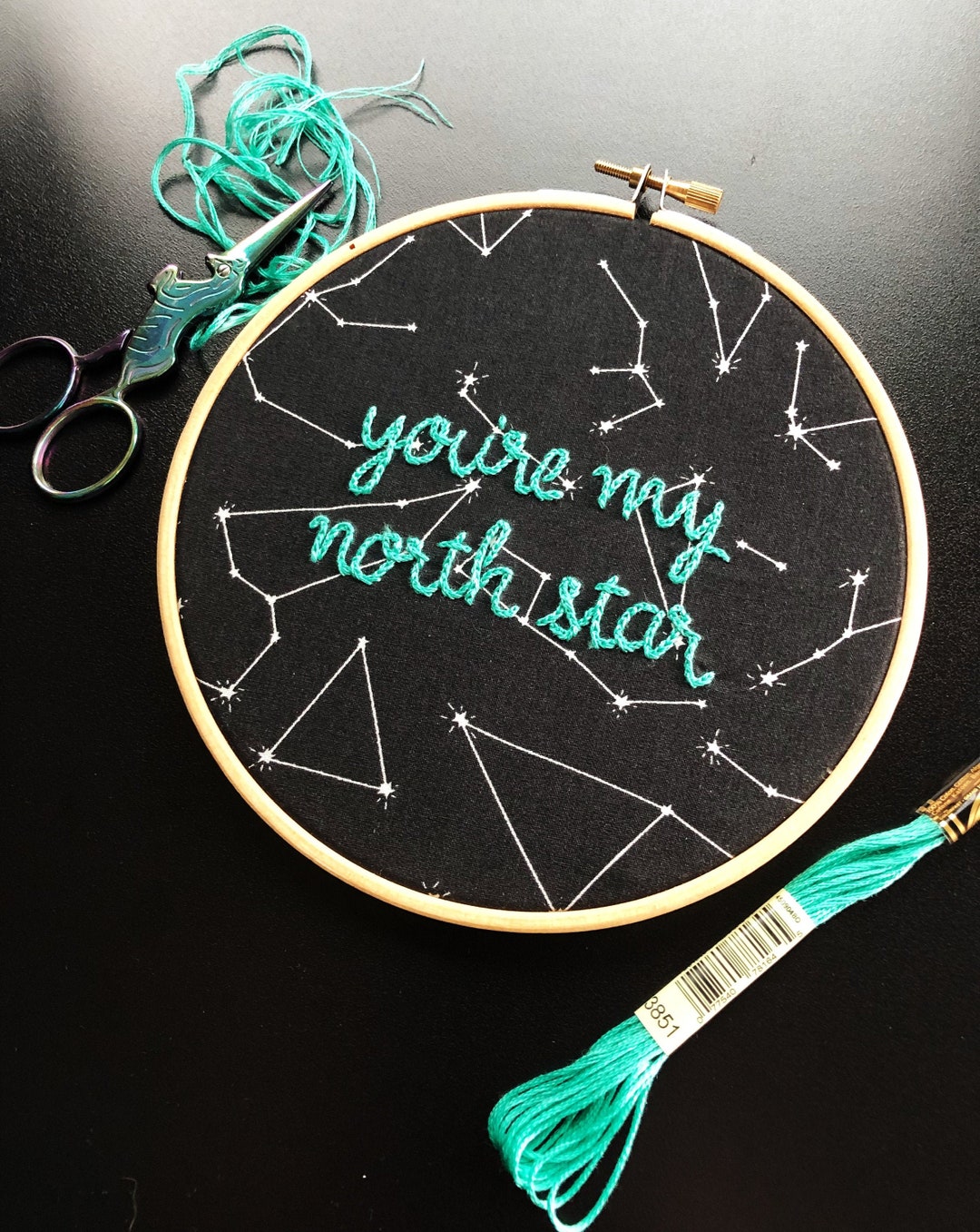 You're My North Star - Embroidery Hoop - Etsy