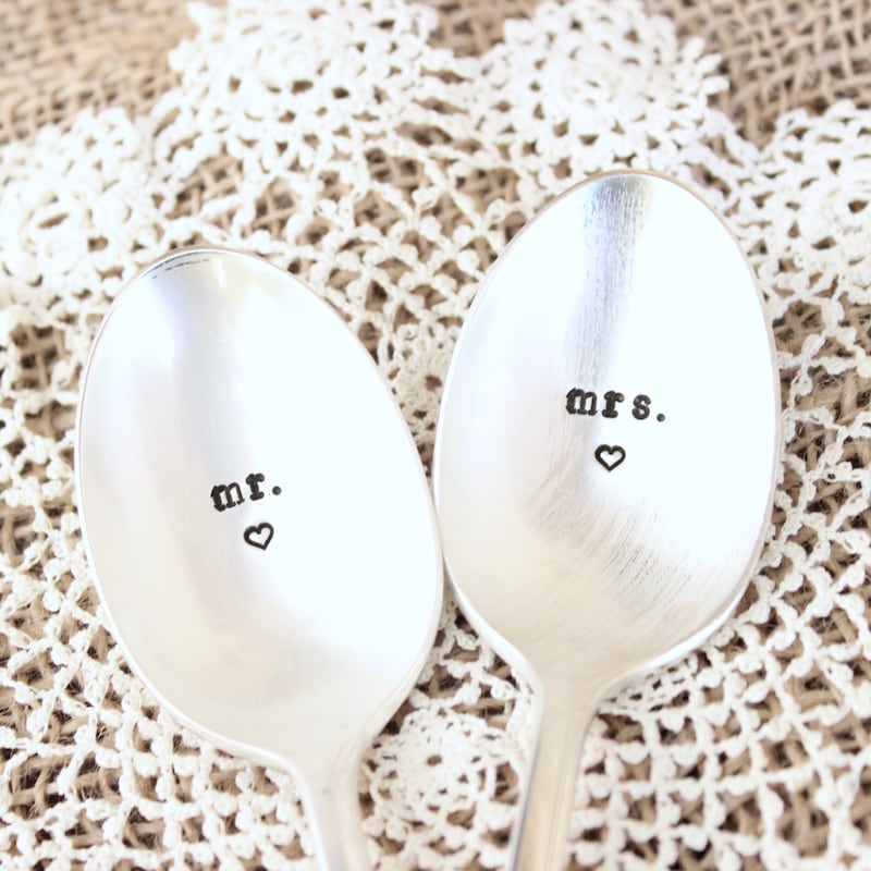 Mr Mrs Spoons - Etsy