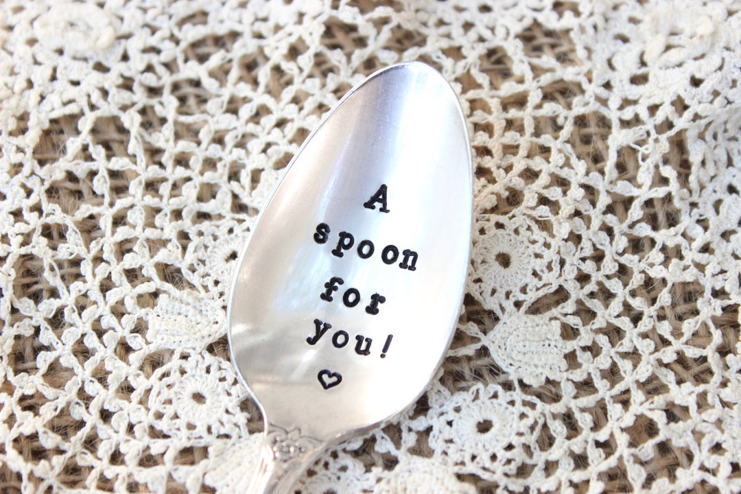A Spoon for You - Spoon Theory - Spooner Gift Spoonie - Handstamped ...