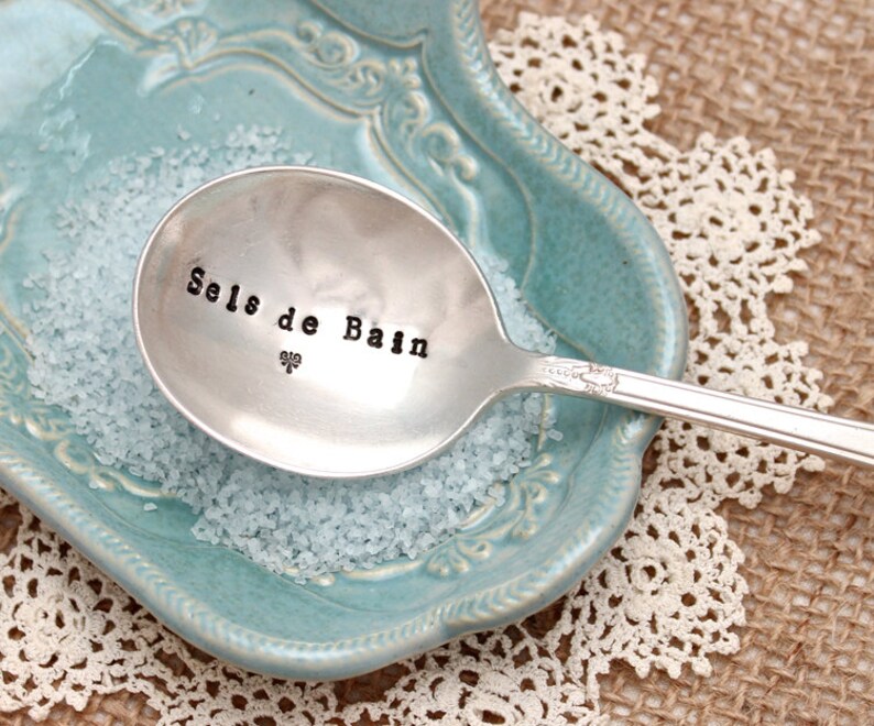 Sels De Bain Spa Scoop Spoon Ladle - Self Care - Bath Bathtub Mineral ...