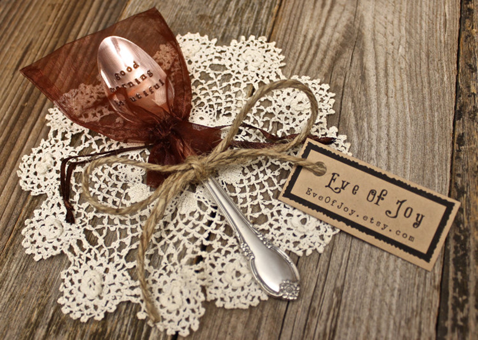 Good Morning Beautiful Spoon - Coffee Tea Cereal Ice Cream - Hand ...