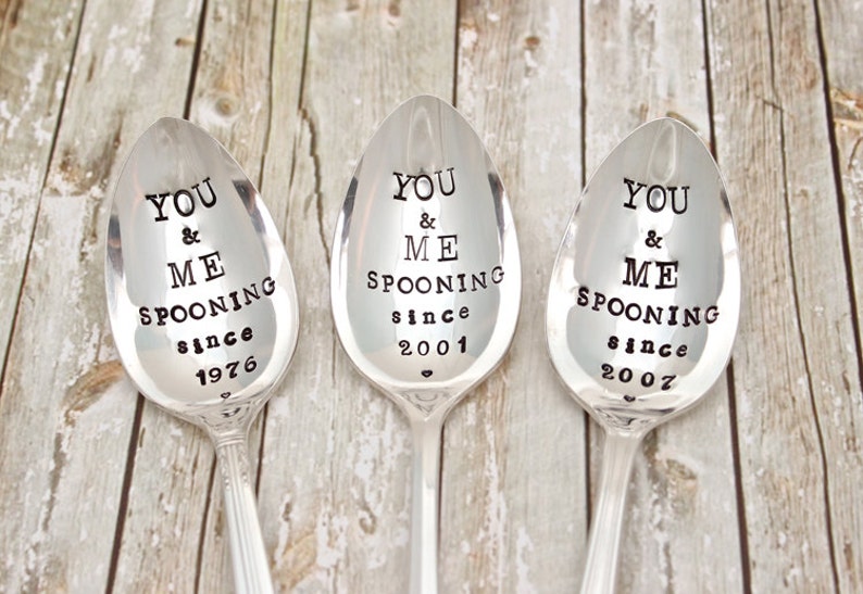 You and Me Spooning Since Spoon Anniversary Wedding Year - Etsy