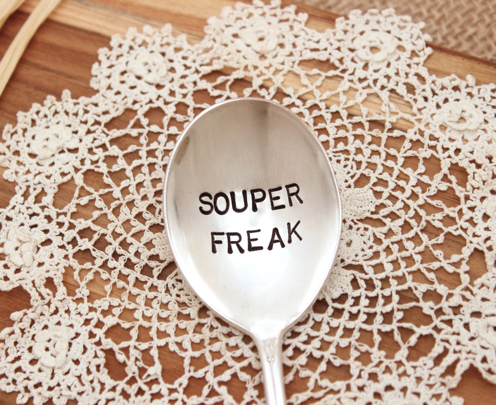 SOUPER FREAK Spoon Soup Coffee Tea Ice Cream Stocking - Etsy