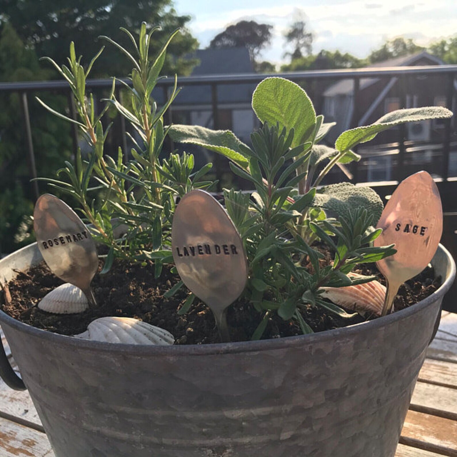 Hand Stamped "plantus Unknownus" Garden Spoon Marker - Upcycled ...