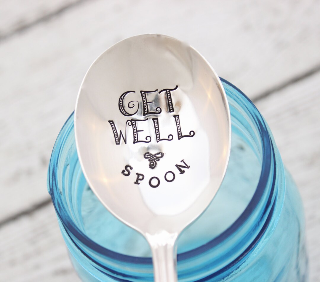 Get Well Spoon - Coffee Tea Soup Ice Cream - Vintage Silverplate ...