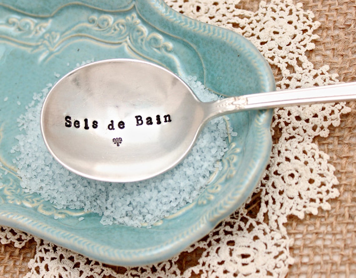 Sels De Bain Spa Scoop Spoon Ladle - Self Care - Bath Bathtub Mineral ...