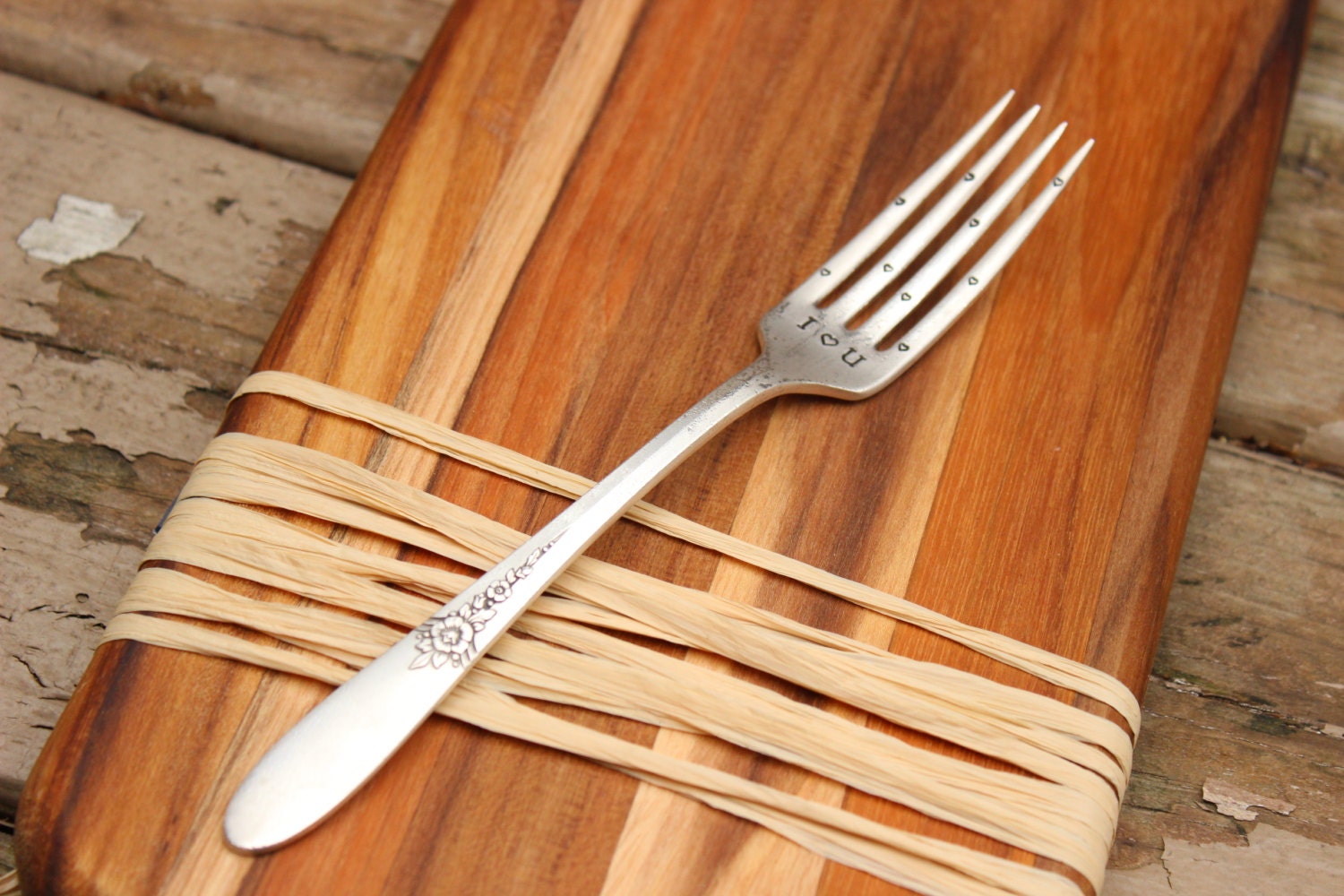 I Love You Fork Heart Message Dessert Cake Dinner Spoon - Etsy