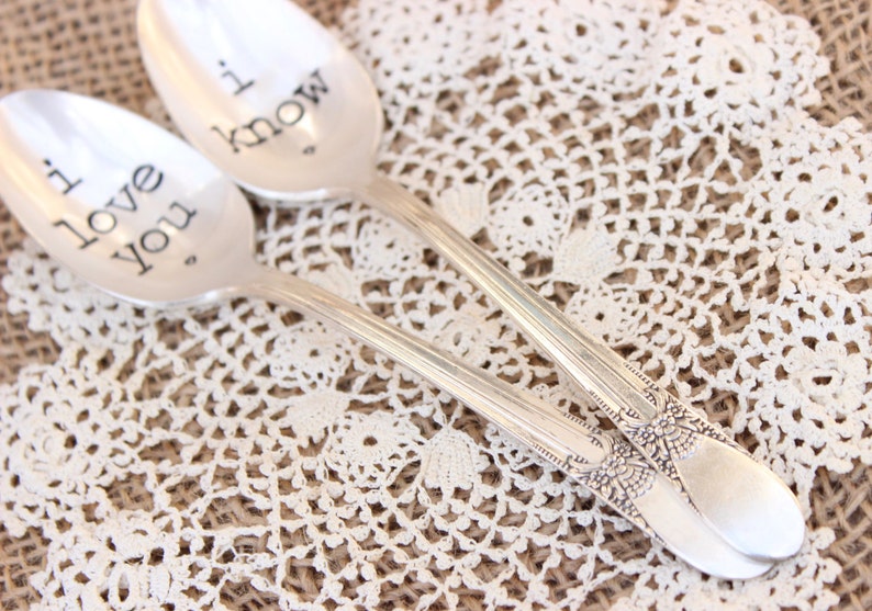 Star Wars Fan Spoons Set I Love You I Know Romantic Gift | Etsy