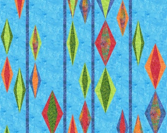 Diamond in Diamond Foundation Paper Piecing Pattern - Etsy