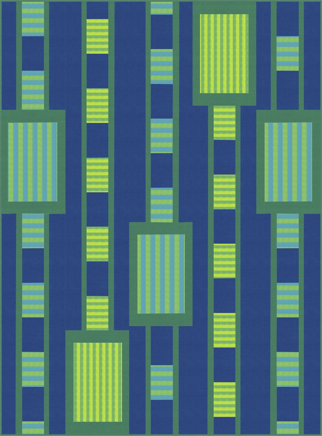 Crosswalk Quilt PDF Pattern Download - Etsy