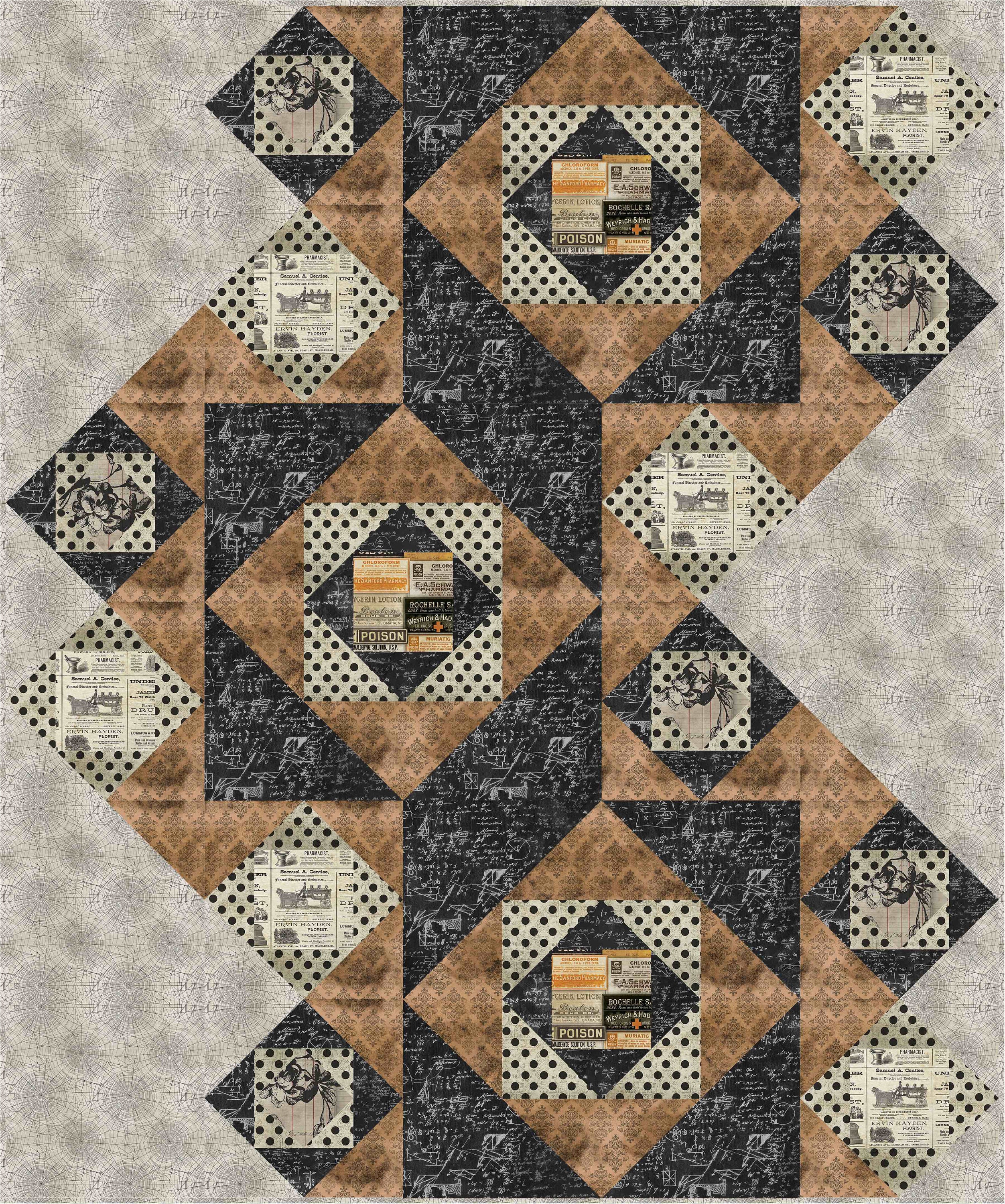Frabjous Quilt PDF Pattern Download - Etsy