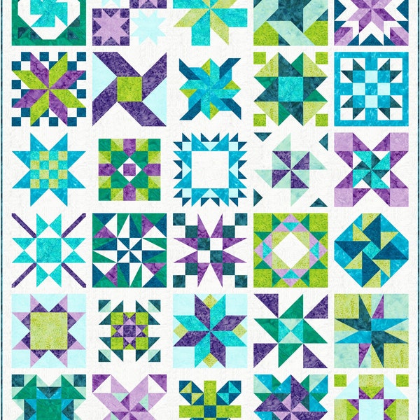 Block of the Month Quilt Pattern - Etsy